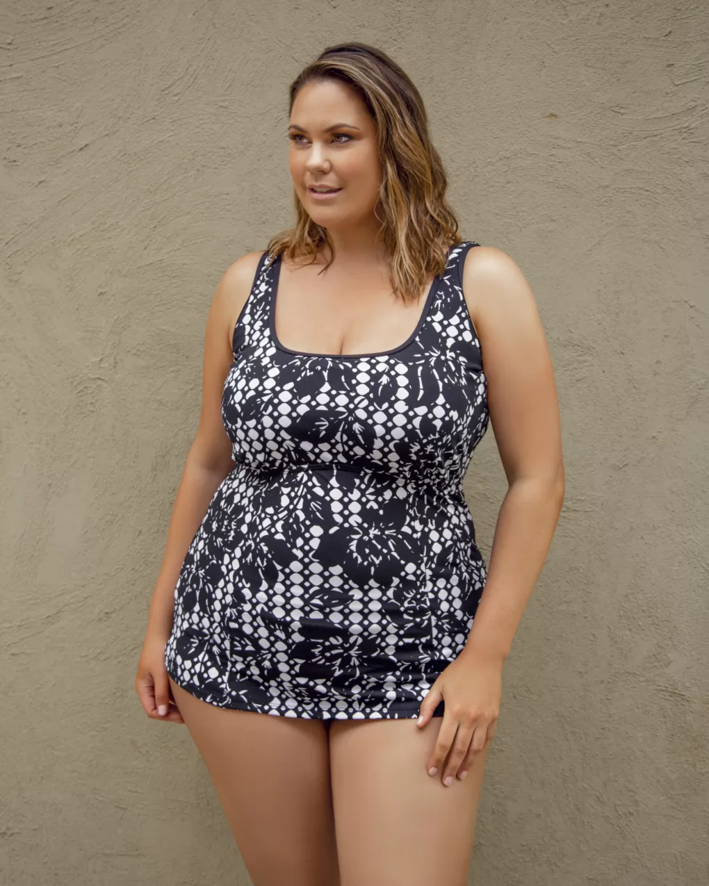 Magnolia Tank Underwire Tankini Top - Genevieve Swimwear