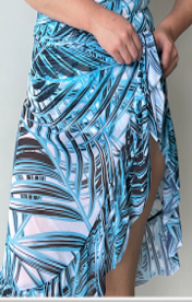 Florence Mesh Frill Sarong - Genevieve Swimwear